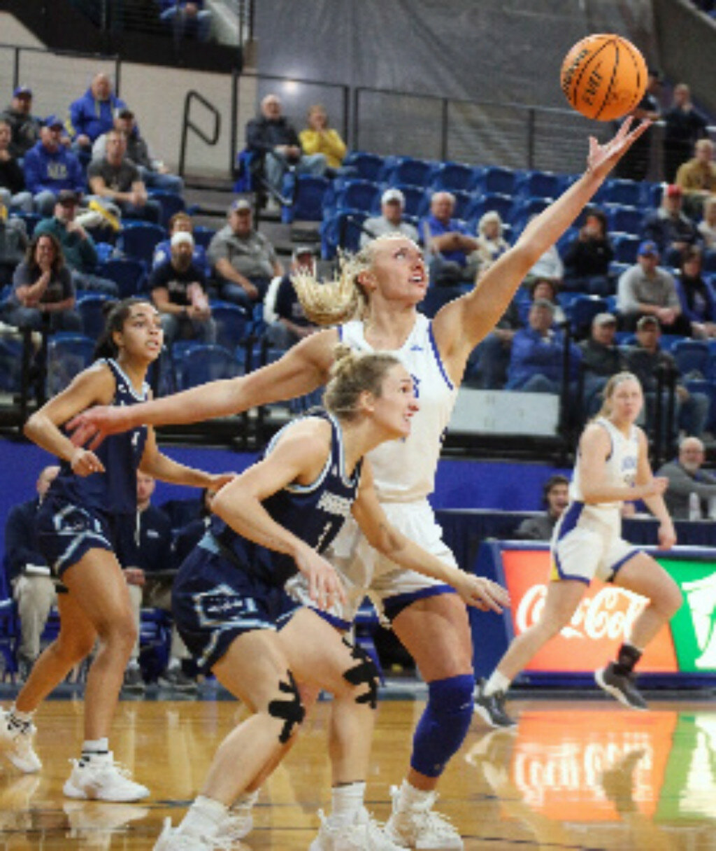 College women's basketball: Balanced attack by Jackrabbits leads to win ...