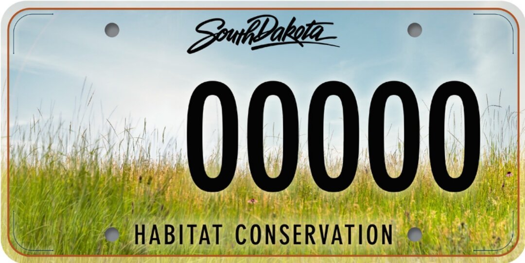 Habitat conservation license plate now available in South Dakota ...