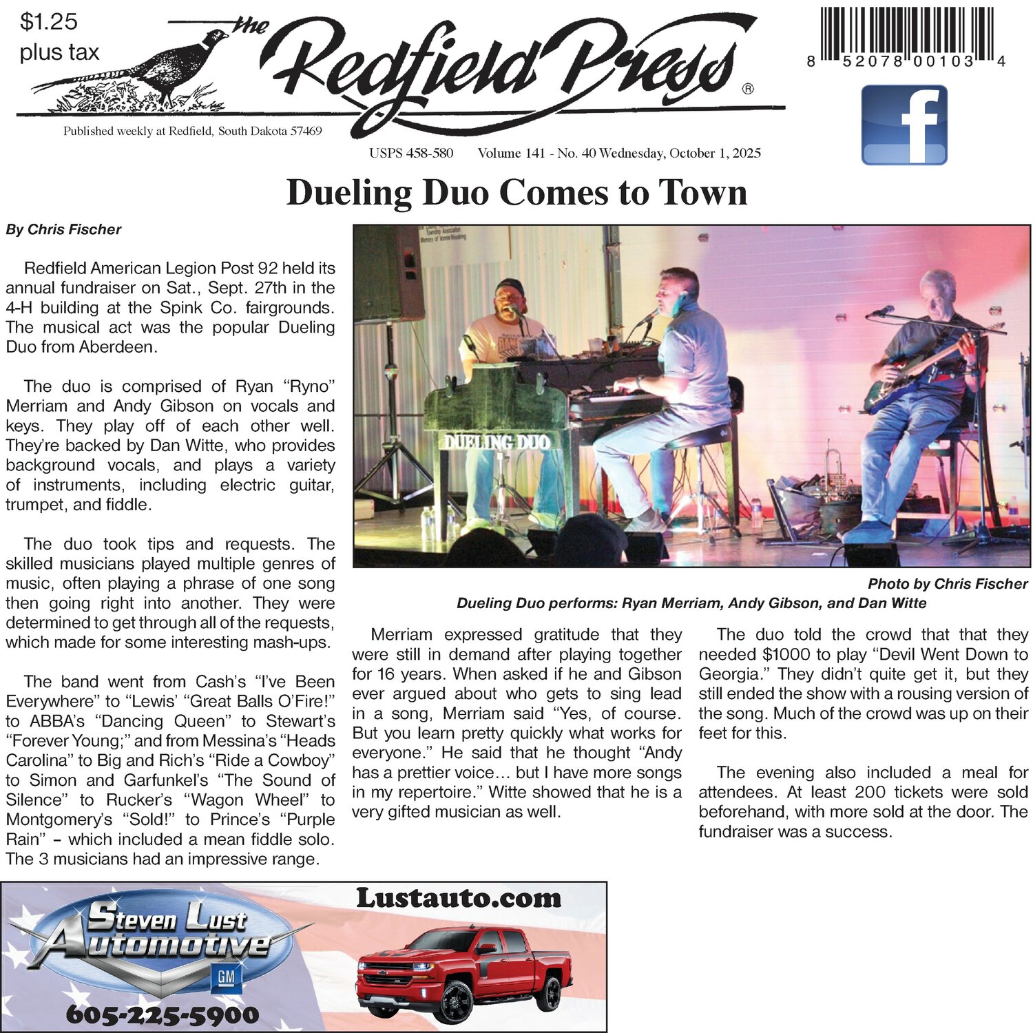 Redfield Press 10-01-2025 - Redfield Press