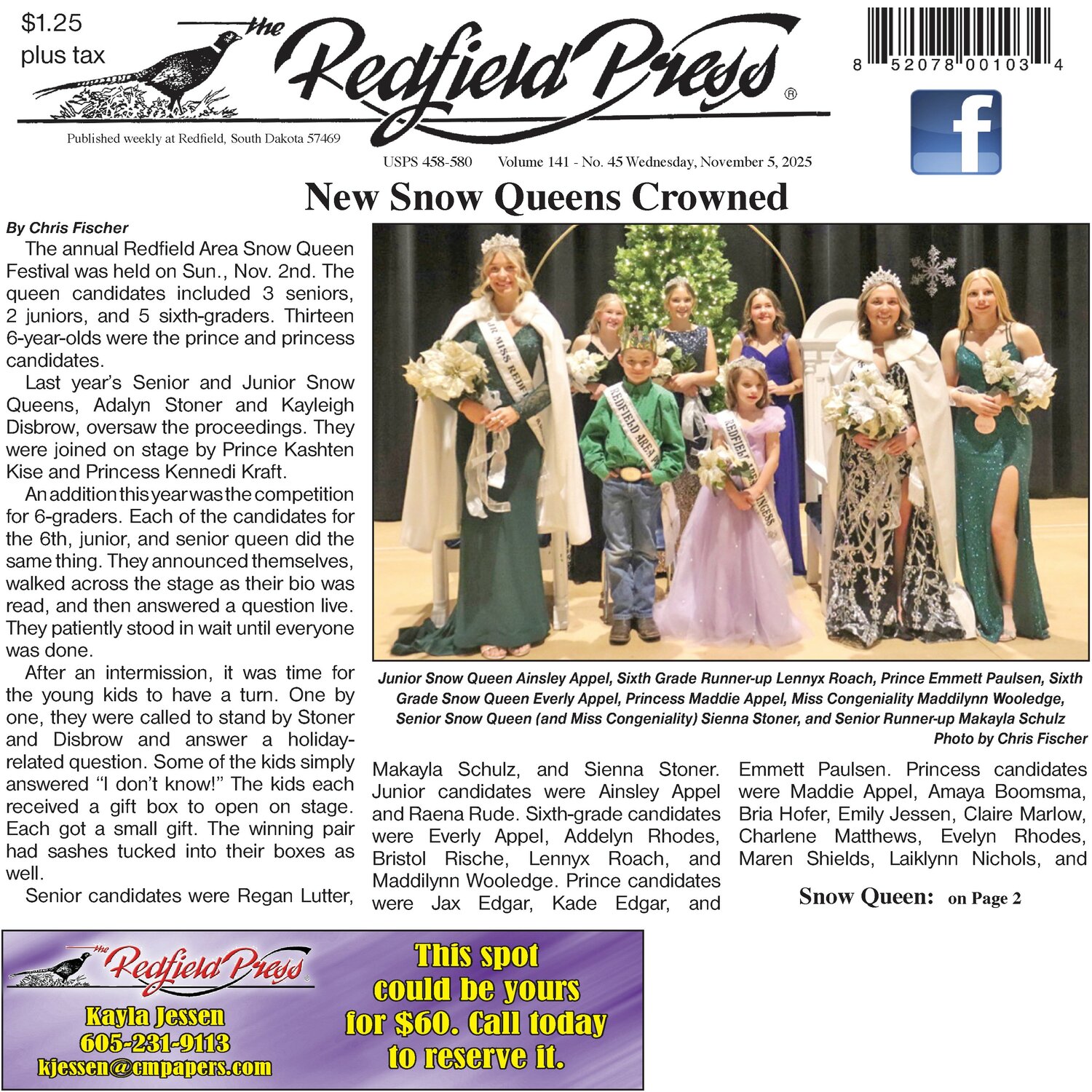 Redfield Press 11-05-2025 - Redfield Press