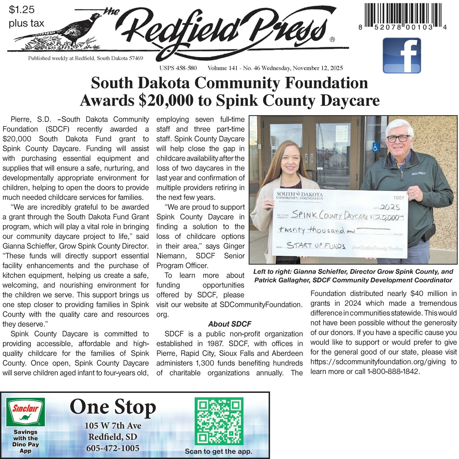 Redfield Press 11-12-2025 - Redfield Press