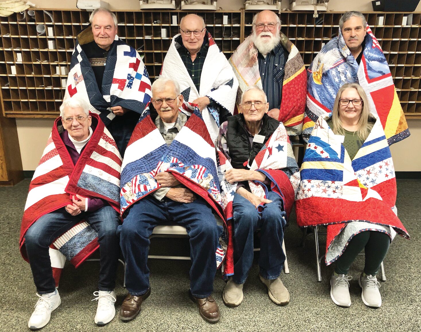 Eight area veterans honored with a Quilt of Valor - The Daily Plainsman