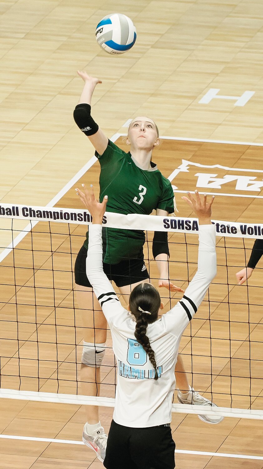 Clark/Willow Lake opens play at Class A volleyball tournament, plays ...