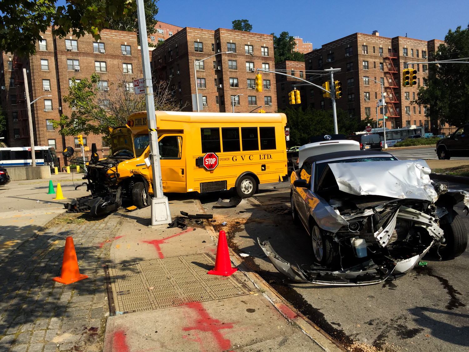 Minor injuries in Kingsbridge school bus smash-up | The Riverdale Press ...