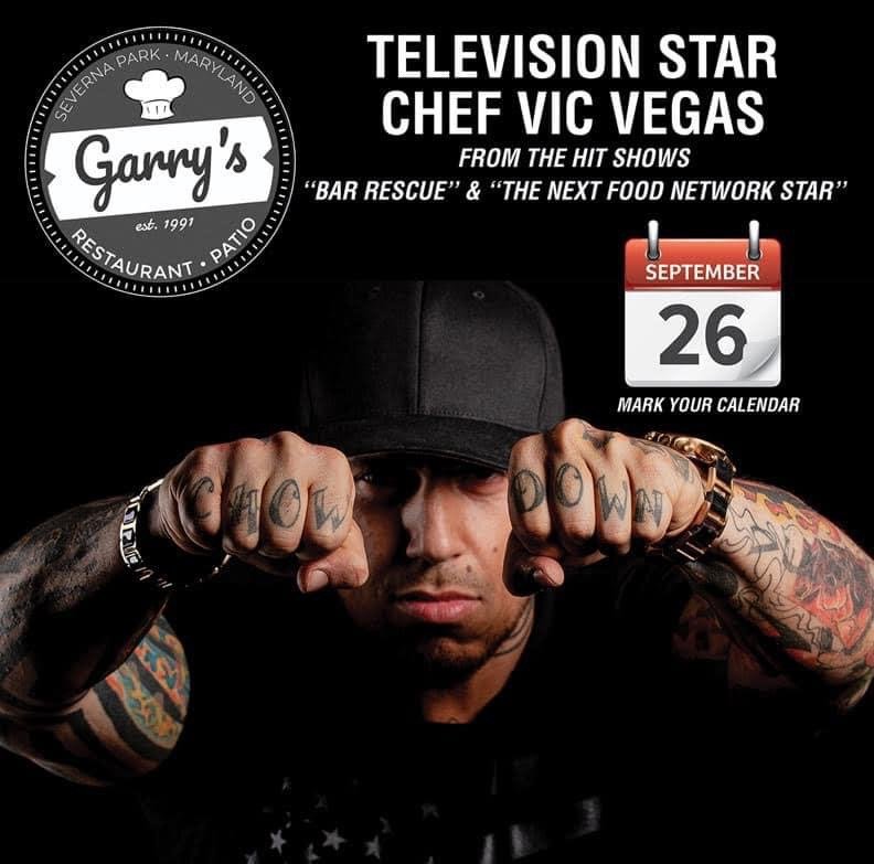 Garry’s Grill, Celebrity Chef Vic Vegas Partner For Charity Event ...