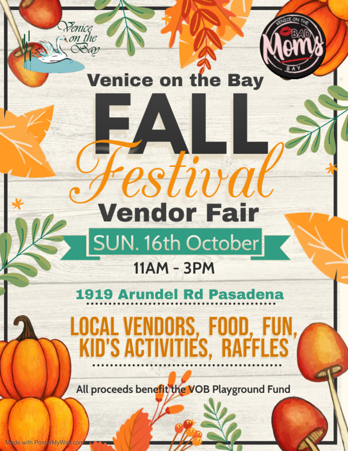 Venice on the Bay Fall Fest Vendor Fair | Pasadena