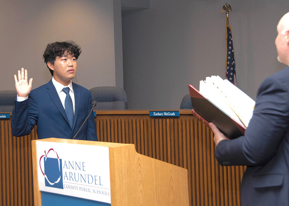 Eric Lin Becomes 50th Student Member Of The Board | Severna Park
