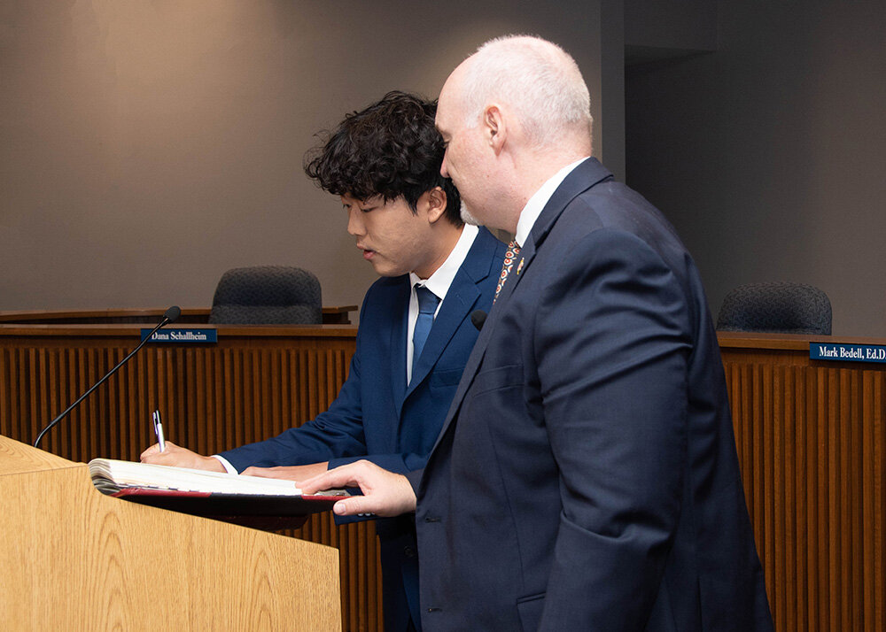 Eric Lin Becomes 50th Student Member Of The Board | Severna Park