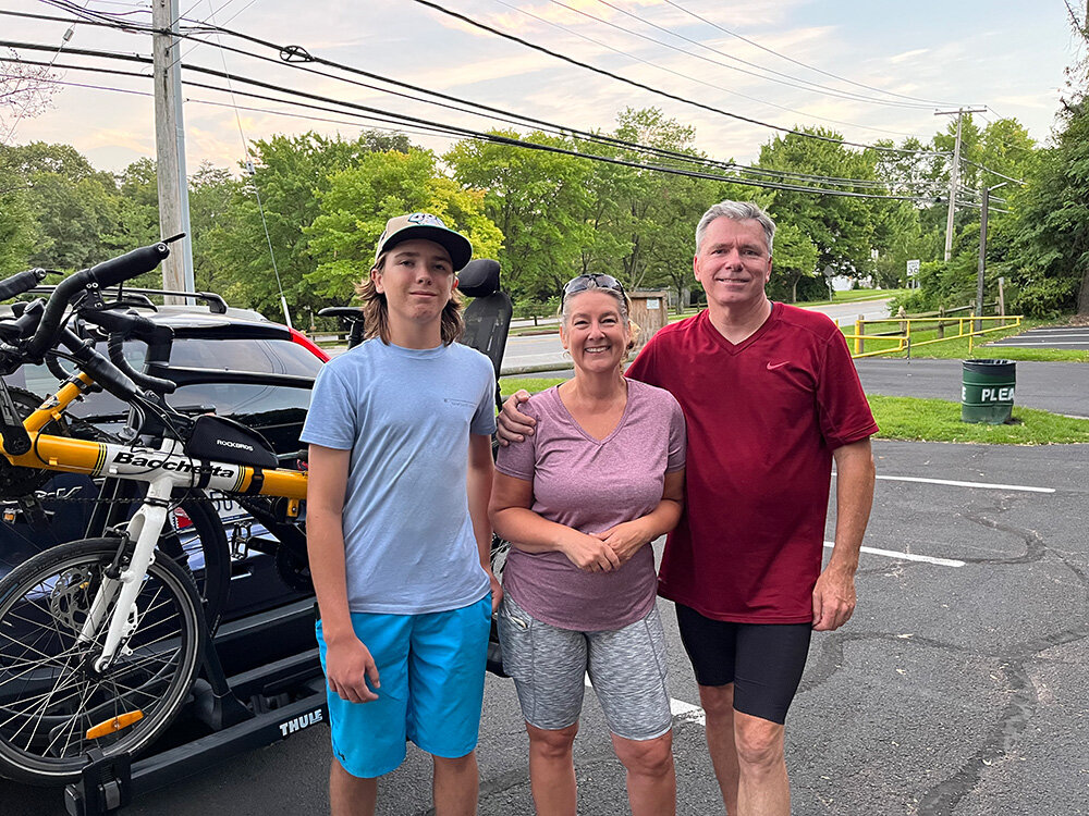 Drivers, Cyclists Adjust To B&A Trail And Robinson Road Intersection ...