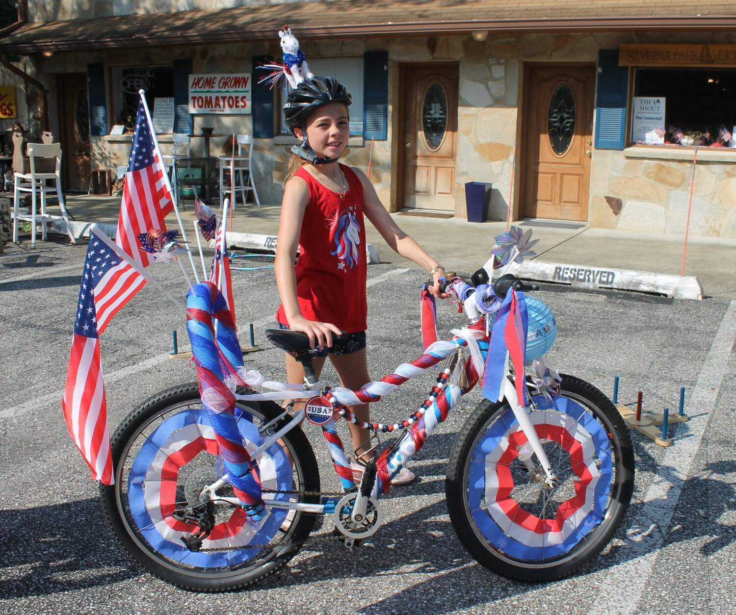 Kids’ Patriotic Decorated Bikes Pedaled Into The Parade | Severna Park