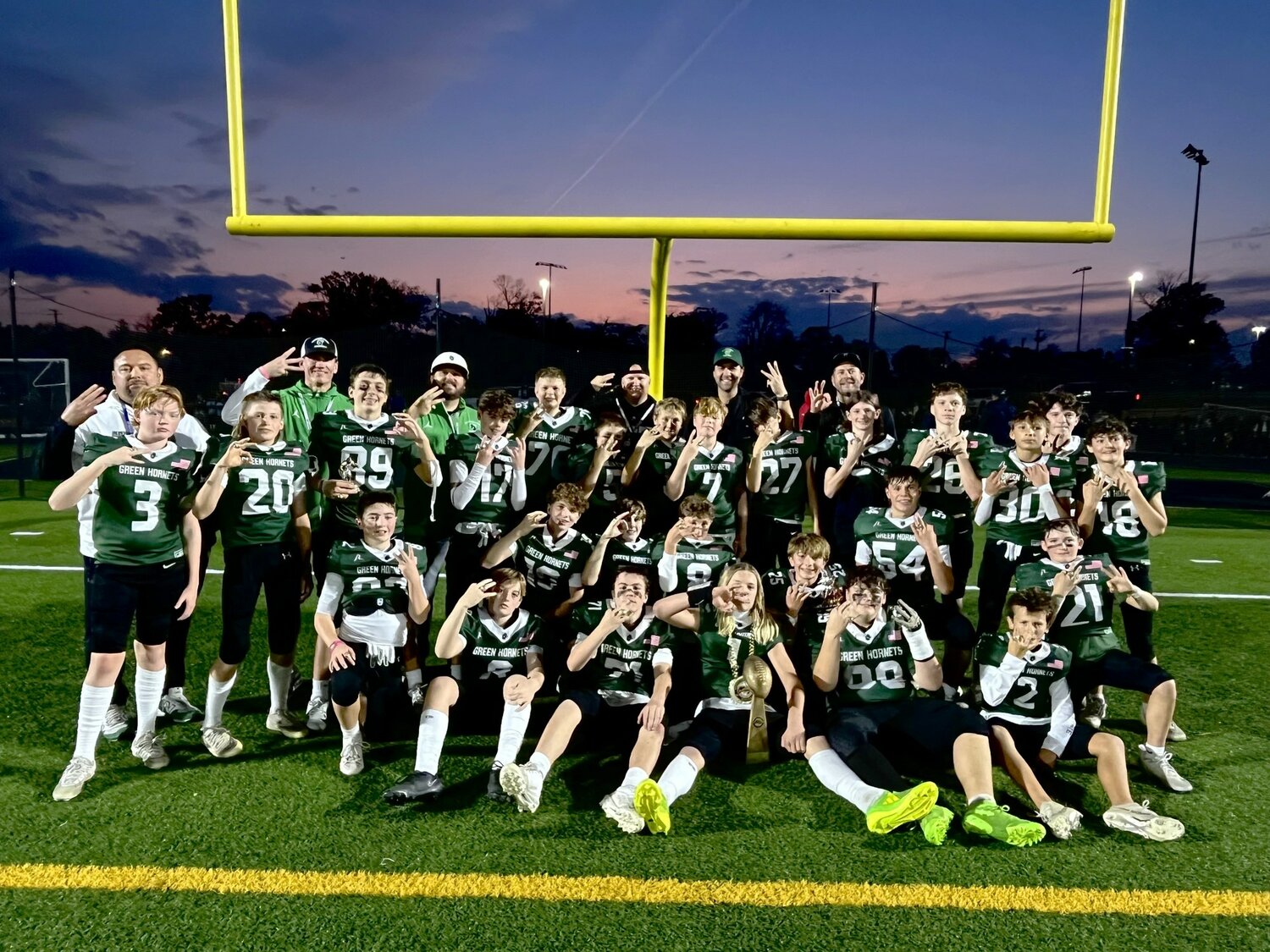 Green Hornets Football Team Becomes Three-Time County Champs | Severna Park